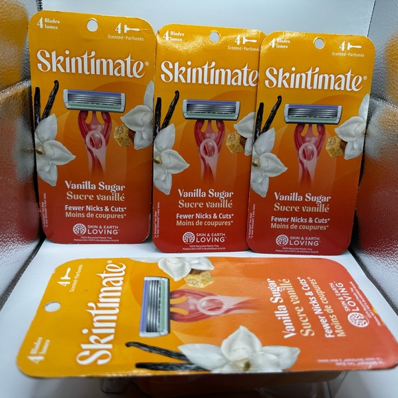 Schick | Skincare | 4 Skintimate Vanilla Sugar Razors | Poshmark